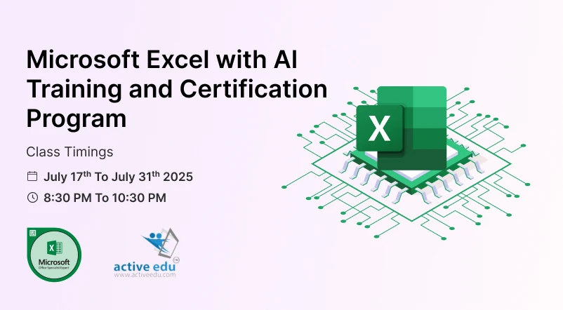 Microsoft Excel with AI Training and Certification Program